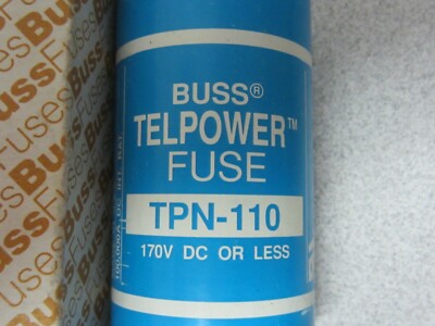 BUSSMANN TPN-110 DIVISION TELPOWER FUSE 170V DC OR LESS (8 IN STOCK) | eBay