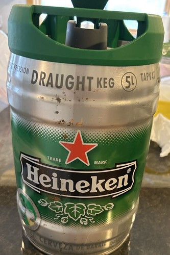HEINEKEN DRAUGHT 5 LITER MINI BEER KEG~HOLLAND | eBay