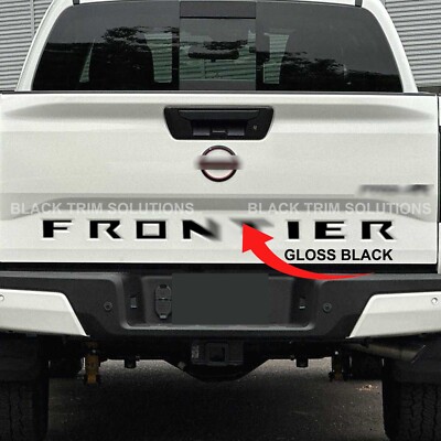 For Nissan Frontier Tailgate Indent Black Decals sv Pro4X ProX 2022 ...