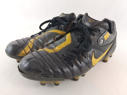 Nike Total 90 T90 Shift Soccer Cleats MenS 9 Black Gold 313986-071 ...