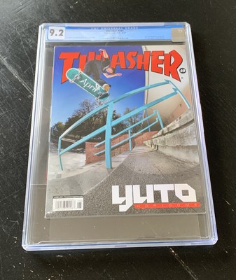 YUTO HORIGOME ROOKIE JAPAN OLYMPIC GOLD Thrasher Mag June 2021 New CGC ...
