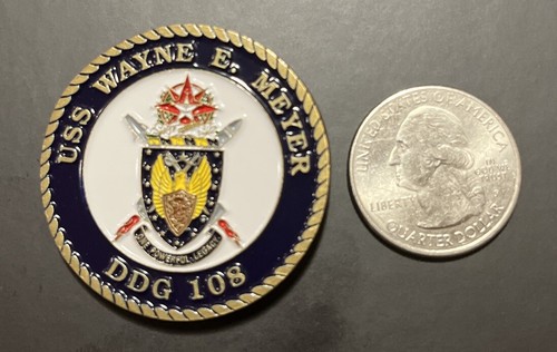 USS Wayne E. Meyer DDG 108 Challenge Coin (1.57") | eBay