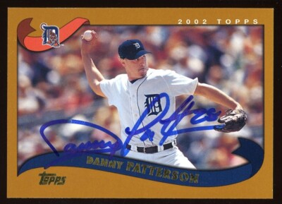 2002 Topps DANNY PATTERSON Signed Card autograph AUTO TIGERS RANGERS | eBay