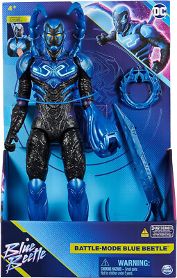 DC COMICS 12in BATTLE MODE BLUE BEETLE ACTION FIGURE 1:6 SCALE LIGHTS ...