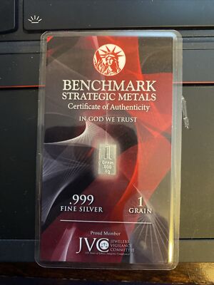 1 Grain Pure Silver Bar In Random Assay Card .999 | eBay