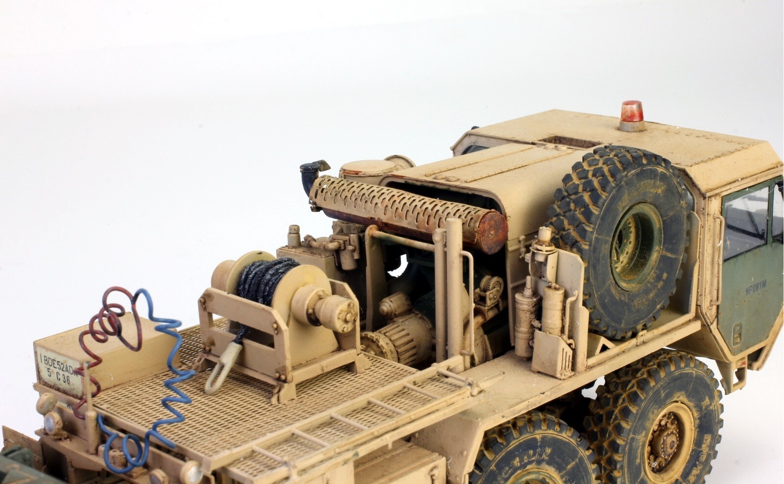 Pro Built Model 1:35 M983A2 HEMTT Tractor with M870A1 Semi Trailer | eBay