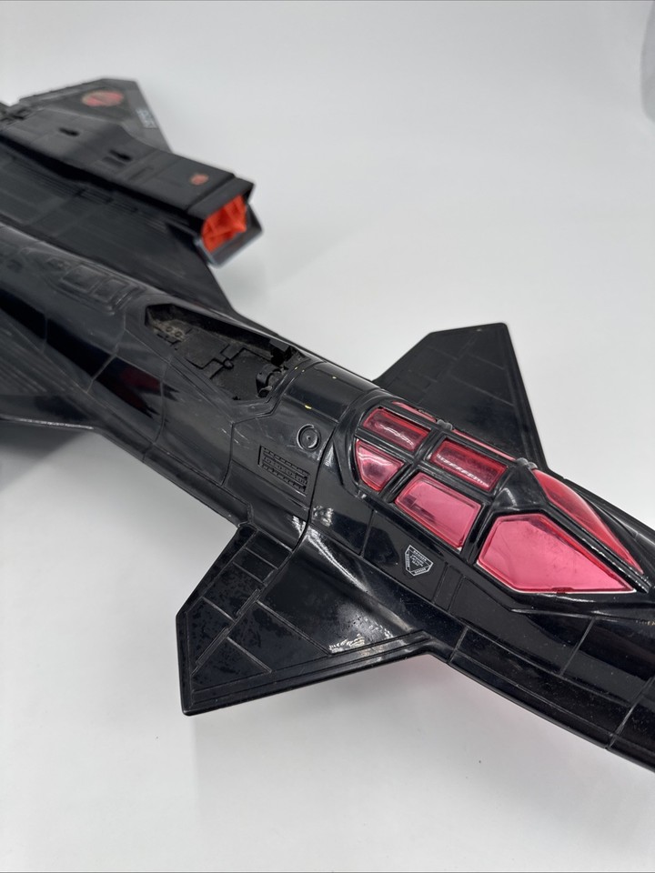 Vintage 1986 GI Joe Cobra Night Raven Black Jet Plane Incomplete! FOR ...
