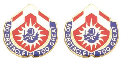 648th ENGINEER BATTALION ARNG CA Distinctive Unit Insignia - Pair - NO ...