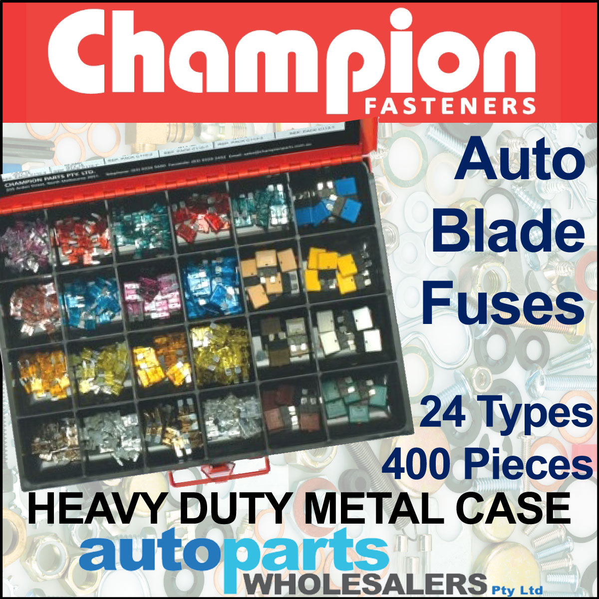 CHAMPION MASTER KIT AUTOMOTIVE BLADE FUSE ASSORTMENT (400 Pieces) | eBay