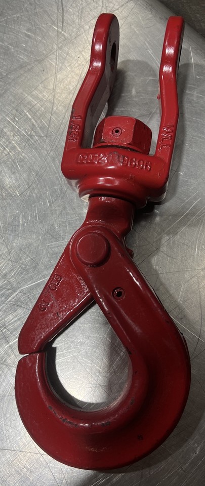 GRADE 100 CROSBY SHUR-LOC S-13326 SWIVEL HOOK 8,000LB TEST 3,200LB ...