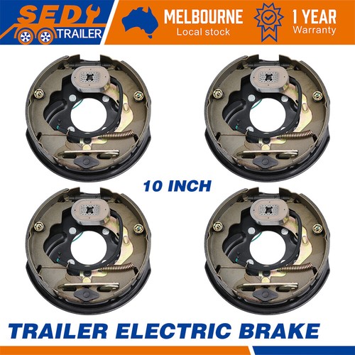 4x 10inch Trailer Caravan Electric Brake Backing Plates Quality Strong ...