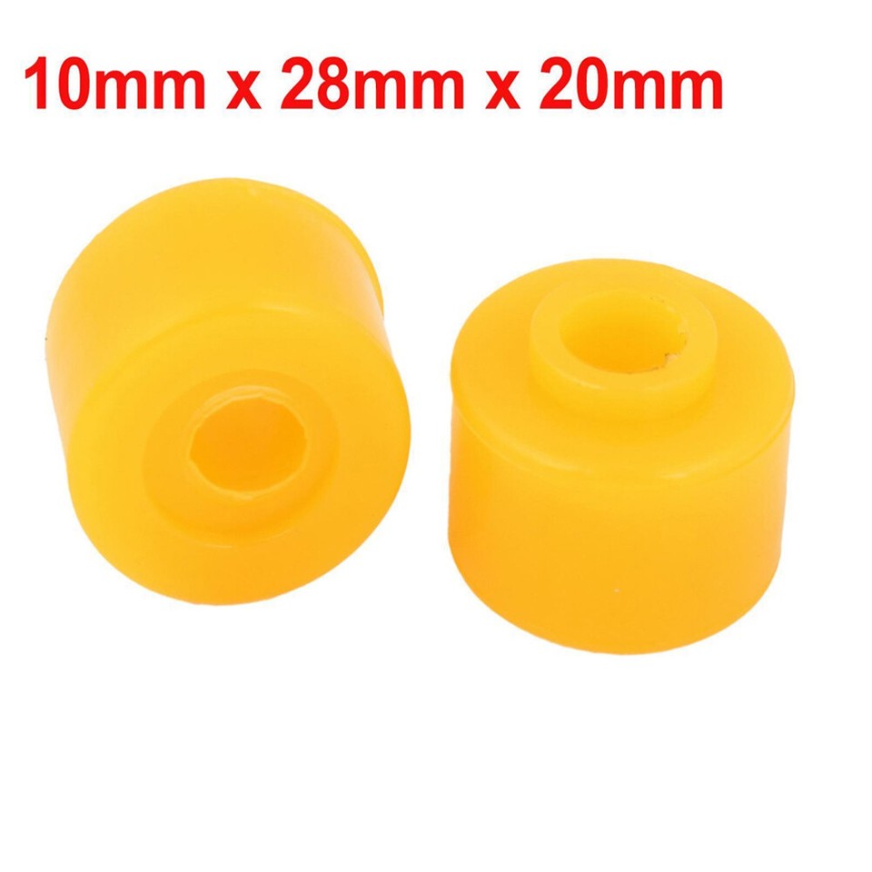 Vehicle Car Orange Rubber Shock Absorber Bushings 10x28x20mm Universal ...