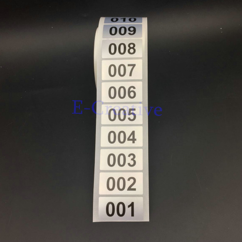 5000 Labels From 1 To 5000 Consecutive Number Stickers Waterproof ...