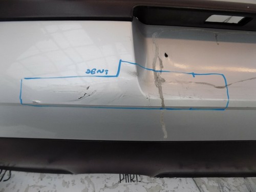 VW POLO 6Q 2001-2004 SILVER REAR BUMPER GENUINE 6Q6807421 / 6Q6807521# ...