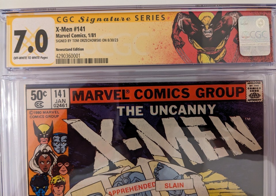 The Uncanny X-Men #141 CGC SS Signature Series 7.0 by Tom ORZECHOWSKI ...