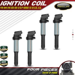 Set of 4 Ignition Coils for BMW E46 E87 E88 E90 116i 120i 316i 318i ...