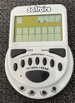 Mega Screen Solitaire 77803 Handheld Game 793631571260 | eBay