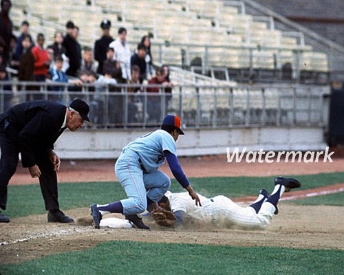 1969 Montreal Expos Coco Laboy Game Action vs NY Mets 8 X 10 Photo ...