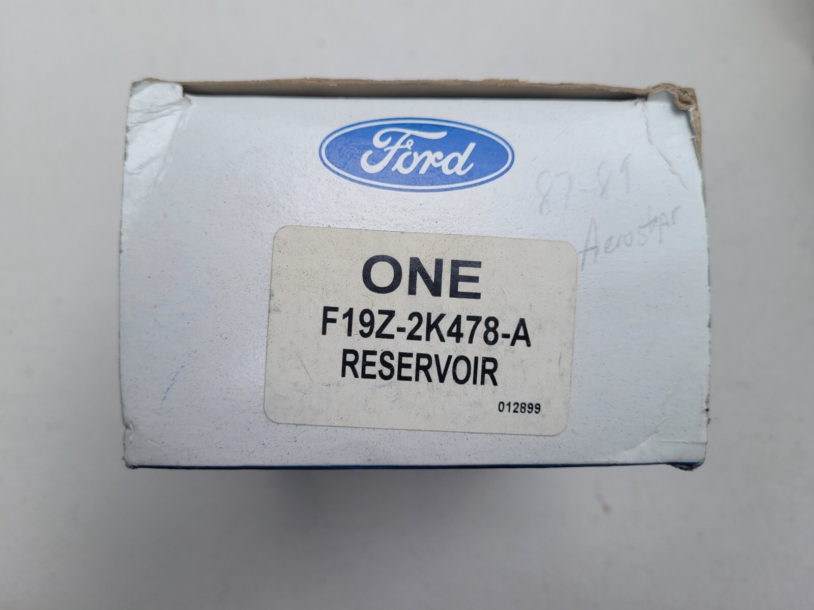 NEW FORD OEM AEROSTAR BRAKE MASTER CYLINDER RESERVOIR F19Z-2K478-A FULL ...