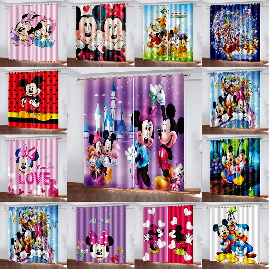Mickey Mouse Clubhouse Curtains AG Design Disney Mickey Mouse,