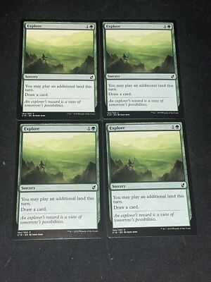 x4 Explore MTG Commander 2019 C M/NM, English | eBay