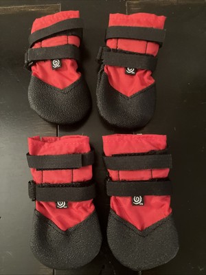 ULTRA PAWS DURABLE DOG BOOTS SMALL RED BLACK | eBay