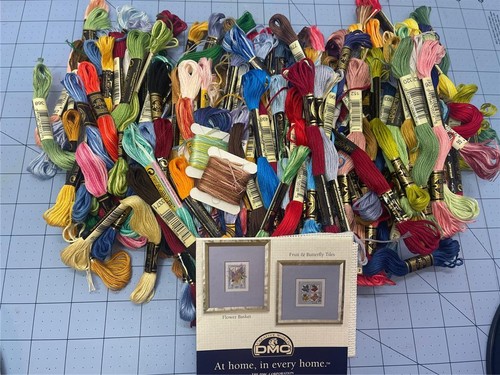 125+ Skeins of DMC Cotton Floss From Variety Collection Packs, Great ...