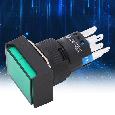 25PCS Illuminated Reset Button Switch Power Push Switch For Industrial ...