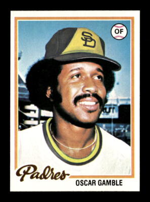 1978 Topps #390 Oscar Gamble San Diego Padres NM-MT Baseball Card *J256 ...