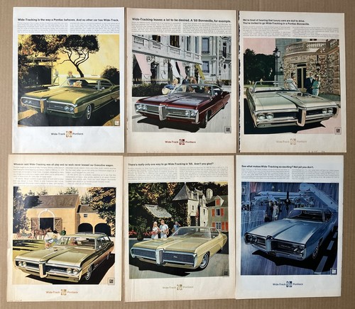 Pontiac 1968 Advertisements Lot of 6 | eBay