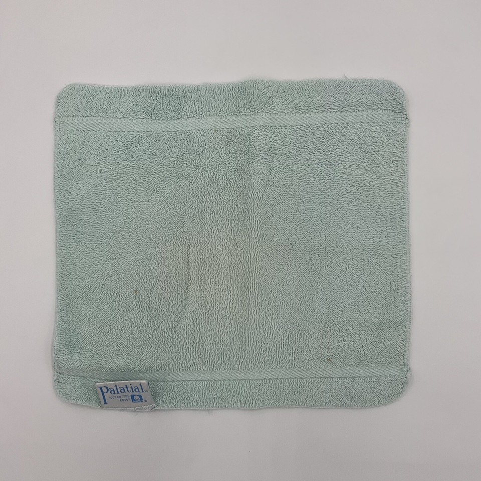 Dundee Palatial Washcloth - USA Made - Mint Green Cotton Cloth Towel ...