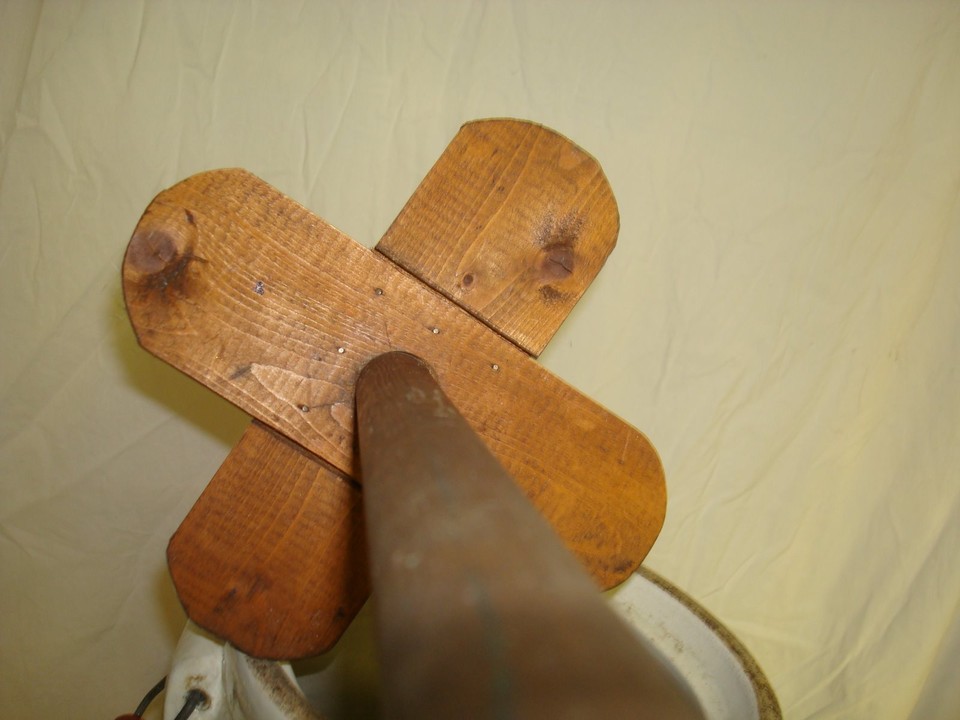 Vintage Antique Stoneware Butter Churn Dasher | eBay