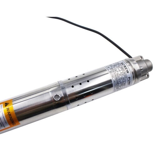 2 Inch 50mm Diameter Submersible Well Pump Deep Well Screw Pump 1000L/h ...