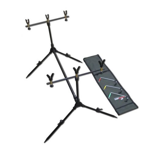 BRANDE NEW GRANDESLAM CARP FISHING ROD POD WITH INDICATORS IN DELUXE ...