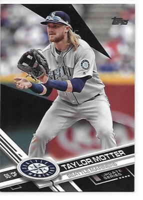 2017 Topps Update Baseball Black Taylor Motter Mariners | eBay