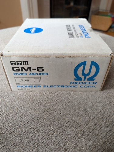 NOS Vintage Pioneer Car Audio GM-5 Main Power Amplifier 20-Watt | eBay