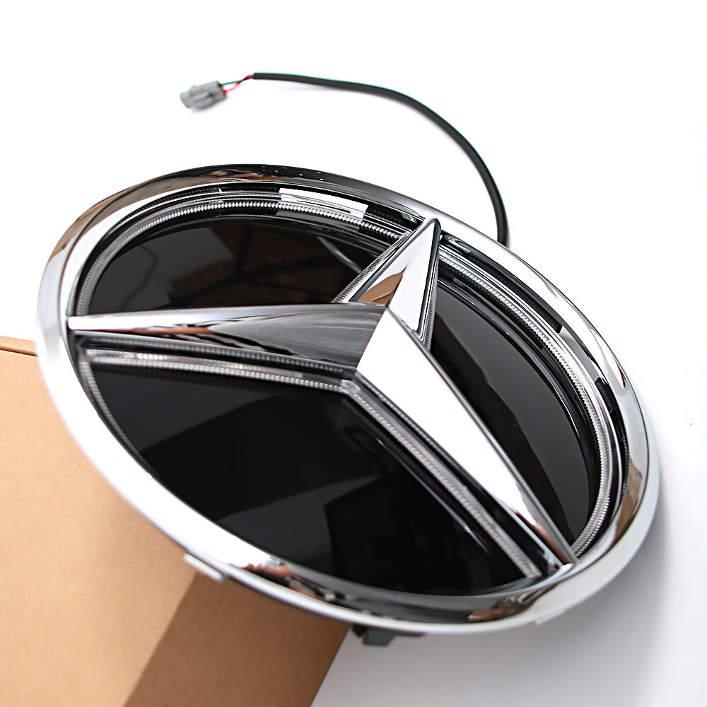 For 2015-2019 Mercedes Benz GLC GLE Front Grille LED Light Star Emblem ...