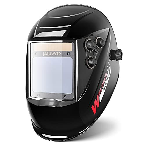 True Color Auto Darkening Welding Helmet Adjustable Large View Welding ...