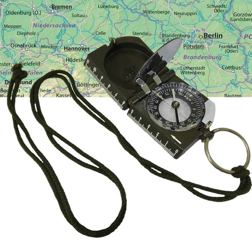 ORIGINAL BUNDESWEHR KOMPASS BREITHAUPT BW MARSCHKOMPASS ARMEE OUTDOOR ...