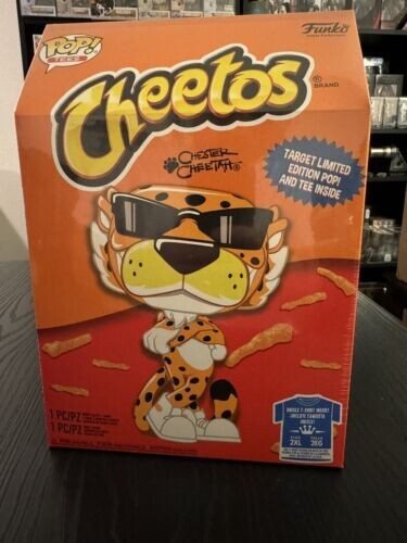 Funko Pop! Chester Cheetah Target Excl Cheetos GLOW Combo Tee 2XL | eBay
