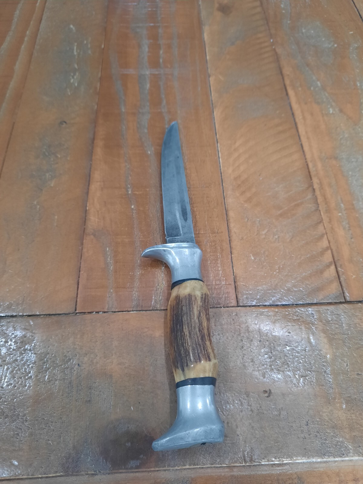 Vintage Edgemark Solingen, Germany Stag Fixed Blade Hunting Knife.# 52 ...