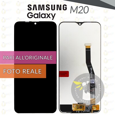 DISPLAY SAMSUNG GALAXY M20 SM-M205F M205F SCHERMO LCD TOUCH SCREEN ...