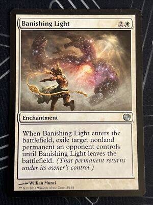 1x Banishing Light (5) Journey into Nyx LP MTG Magic the Gathering x1 ...