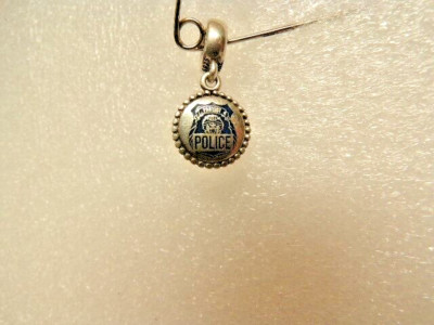 Pandora Genuine, Police & Protect Dangle Charm, 925 ALE Silver # s 2239 ...