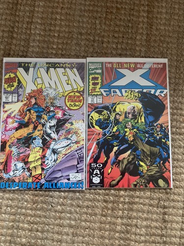 X-Factor #71 (Marvel Comics October 1991) And Uncanny X-Men 281 NM- VF+ ...