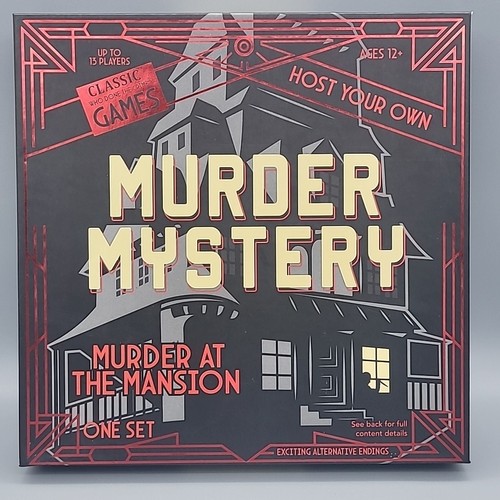 Host Your Own Murder Mystery: Murder At The Mansion Host Party Game by ...