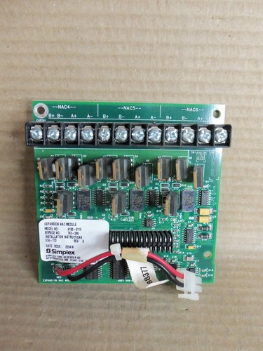 SIMPLEX 4100-1241 566-218 Expansion NAC Module 41001241 566218 | eBay