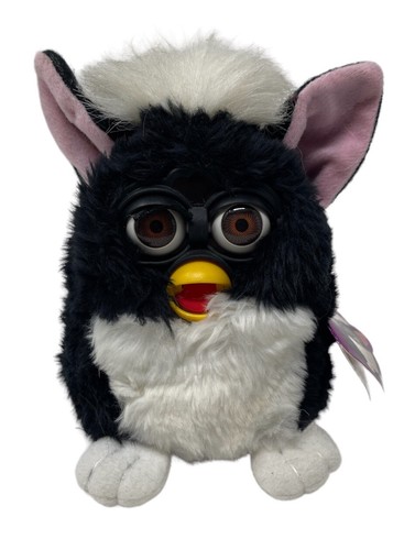 1998 Furby Skunk Black and White Tuxedo Model 70-800 DOESNT WORK | eBay