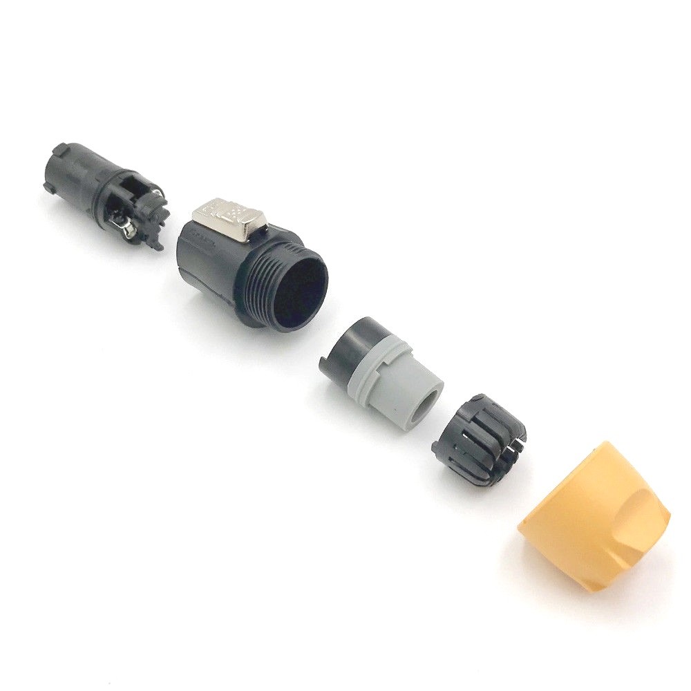 3 Pin Power Connector Plug Outdoor Waterproof IP67 Compatible w ...