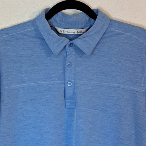 Travis Mathew Beer Goggles 2015 Polo Golf Shirt Men's Large Light Blue ...